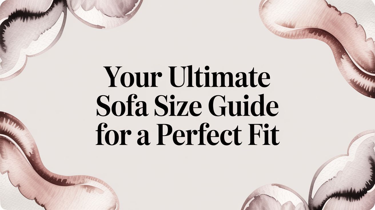 Your Ultimate Sofa Size Guide for a Perfect Fit